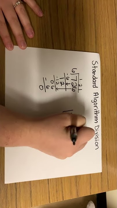 Standard Algorithm for Division - YouTube