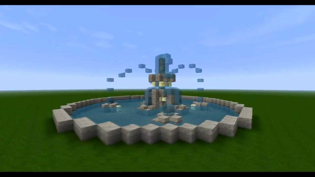 Minecraft Springbrunnen [HD] - YouTube