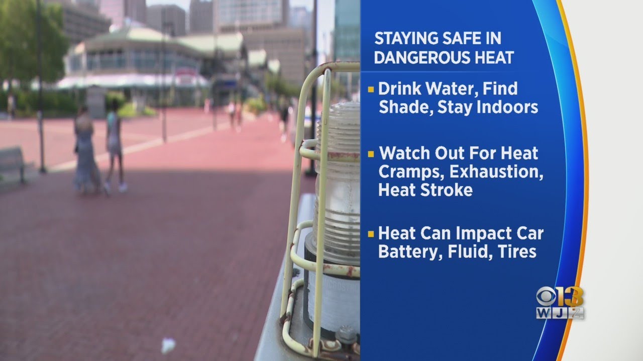 It's hot out there. Here's how to stay safe in this dangerous heat ...