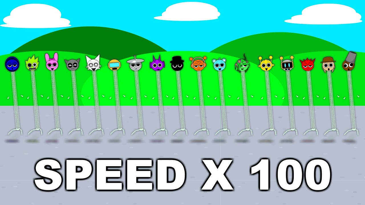 Skeleton Sprunki Stick Song dance animation- SPEED X100 - YouTube