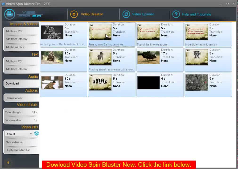 Video Spin Blaster Pro 2.0 - Review of Video Spin Blaster Pro 2.0 - YouTube