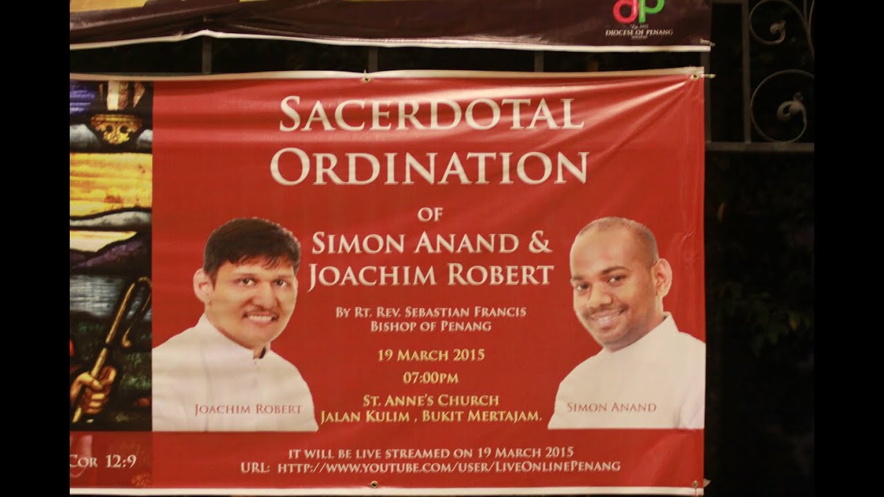 19 Mar 2015:Sacerdotal Ordination of SIMON ANAND & JOACHIM ROBERT - YouTube