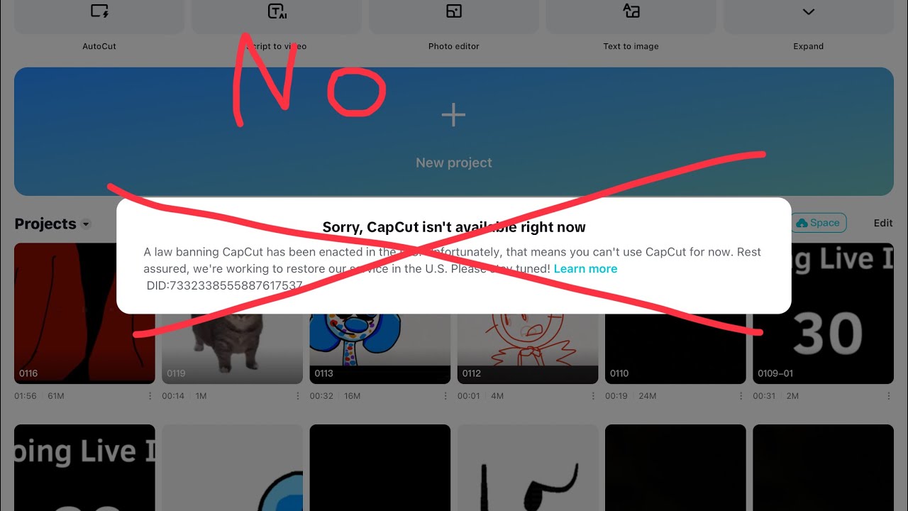 CapCut Ban Fix [Just For IPad] - YouTube
