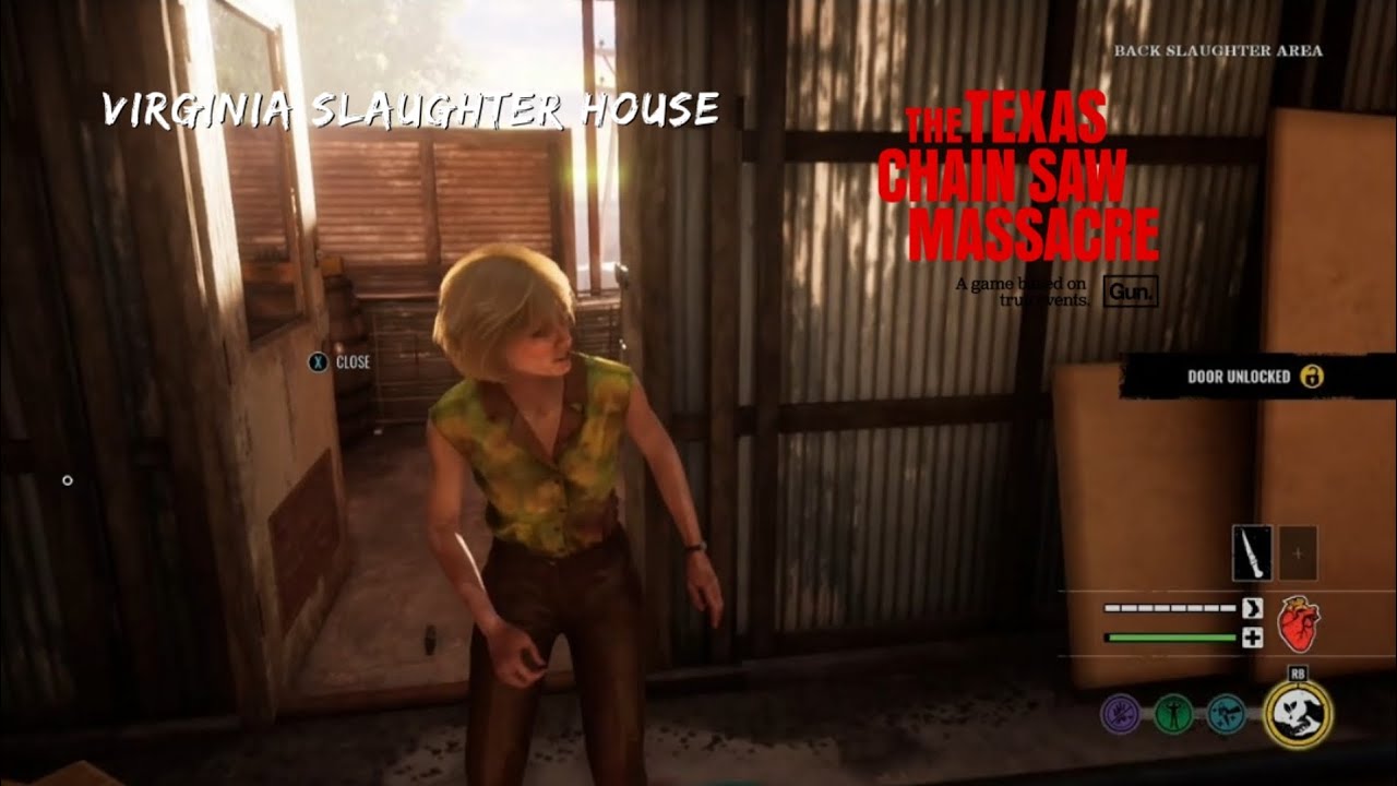 Texas Chain Saw Massacre Virginia Slaughter House Gameplay🖤 - YouTube