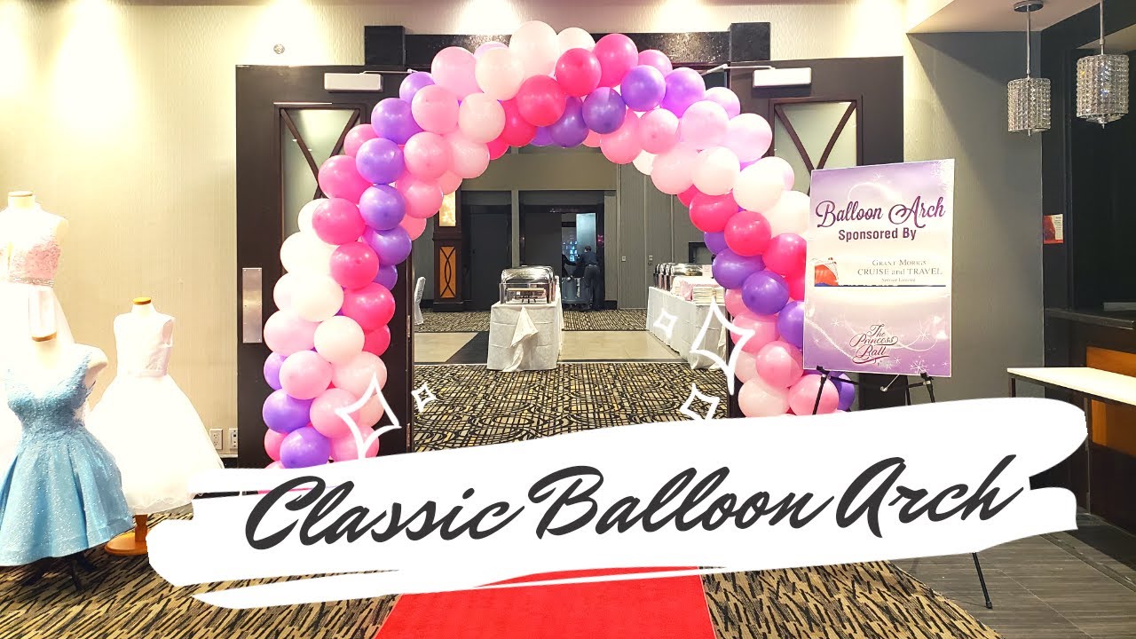 Classic Balloon Arch set-up in Timelapse mode | Timelapse | Balloon Arch Set-up - YouTube