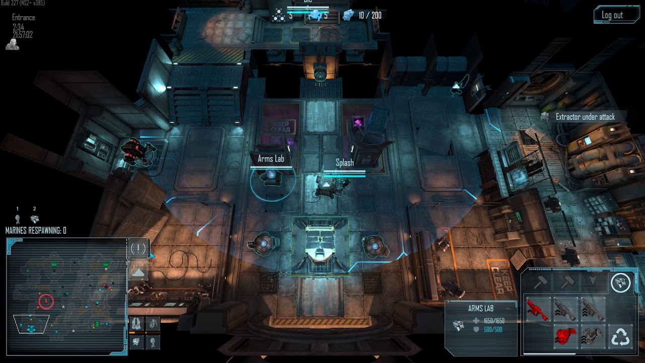 NS2 Game 540 : Fast hive counter with Arcs - YouTube