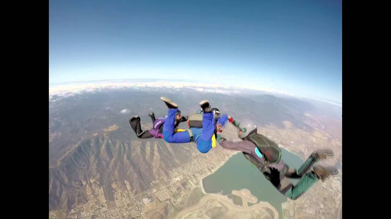 Ariel Patterson AFF Skydiving At Skydive Elsinore - YouTube