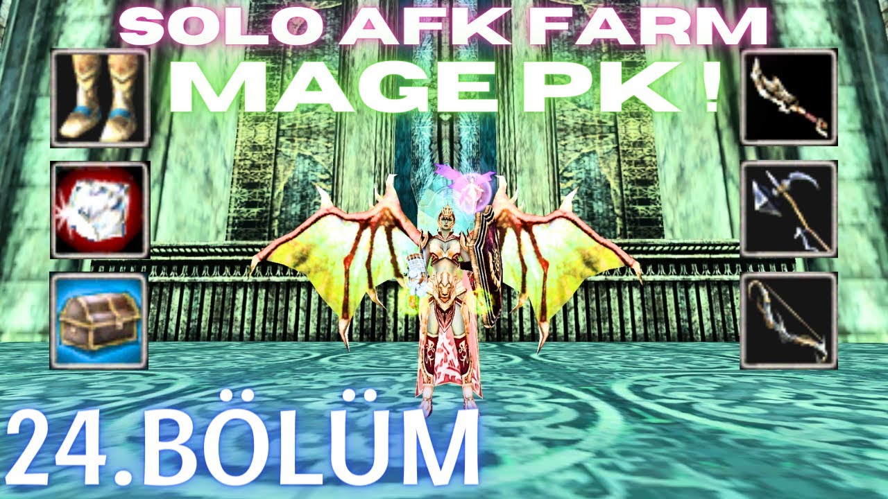 SOLO PRİEST 24.BÖLÜM | 7 YENİ İTEM 🤩 | MAGE PK MOVIE 🔥 | SOLO HARPY AFK ...
