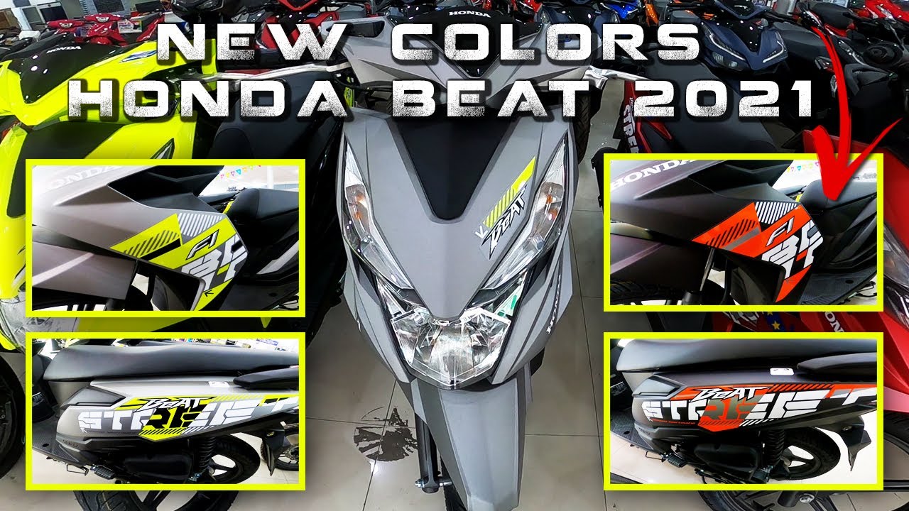 New Honda Beat Standard 2021 color variants | PH - YouTube