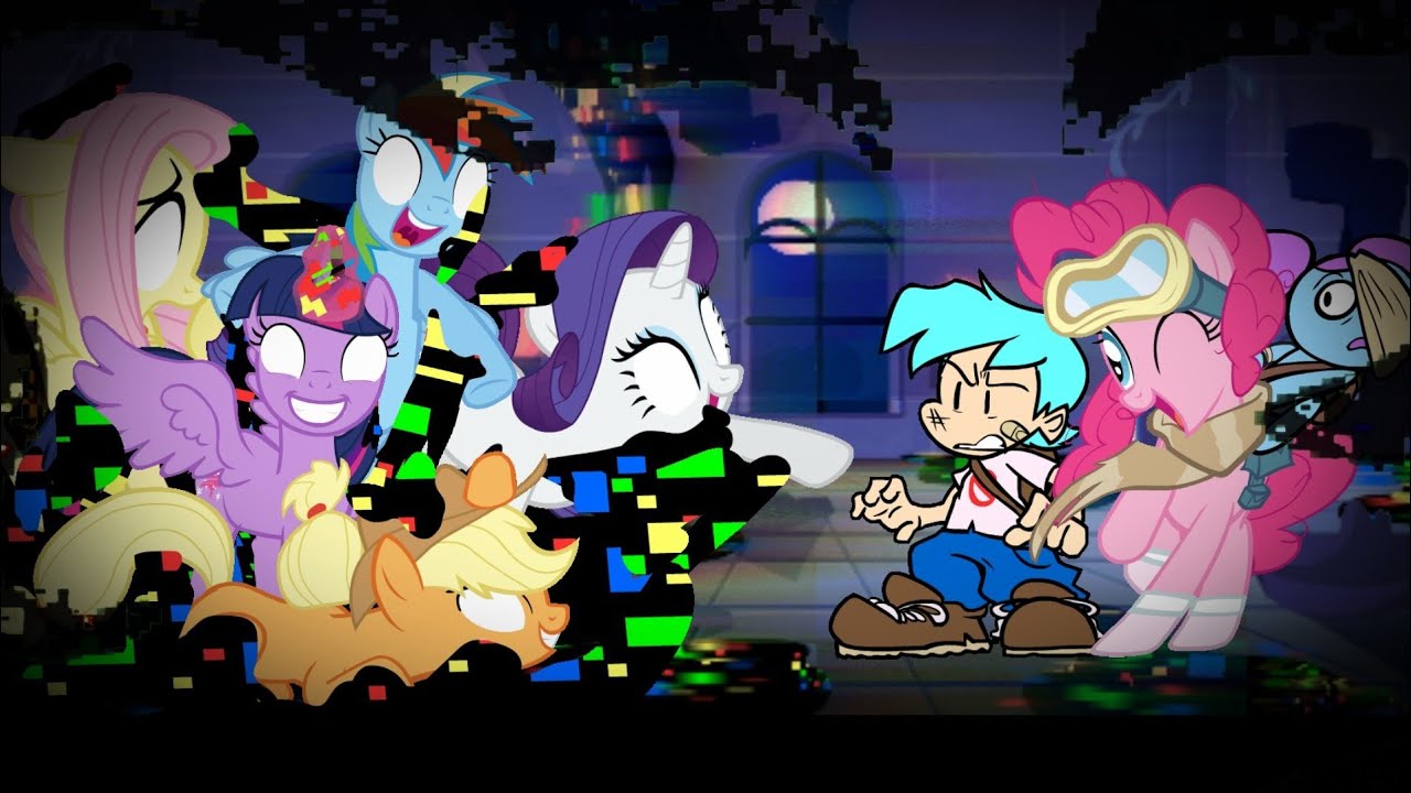 FNF VS PIBBY TWILIGHT SPARKLE - Finn Pibby FNF Rap Battle Full Week ...