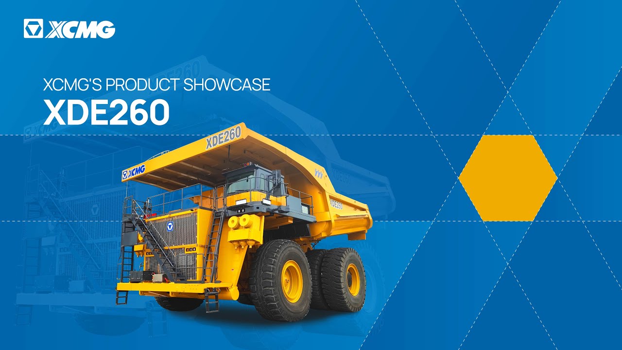 XCMG XDE260 Electric Drive Dump Truck: Powering Efficiency in Mining ...