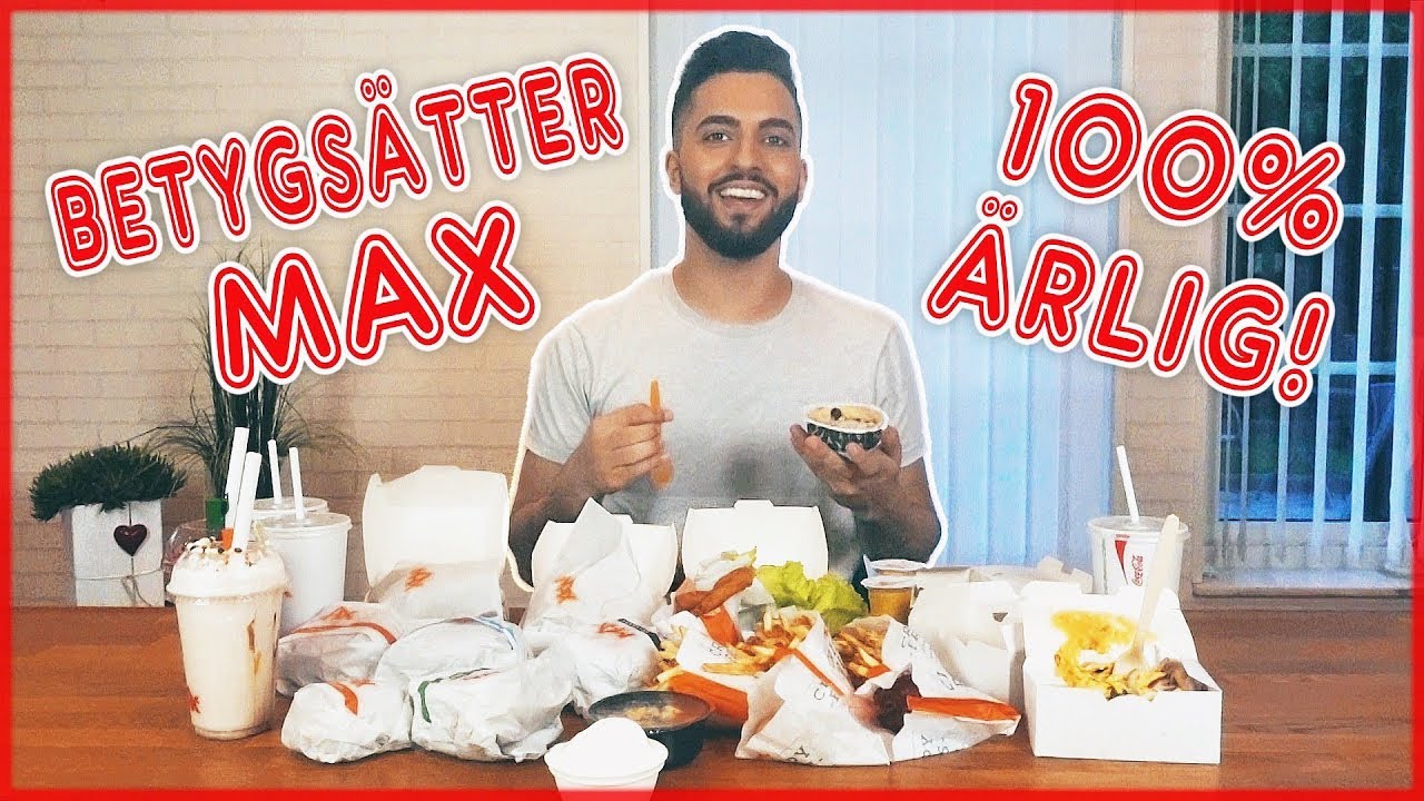 Testar MAX meny - 100% ÄRLIG MUKBANG - YouTube