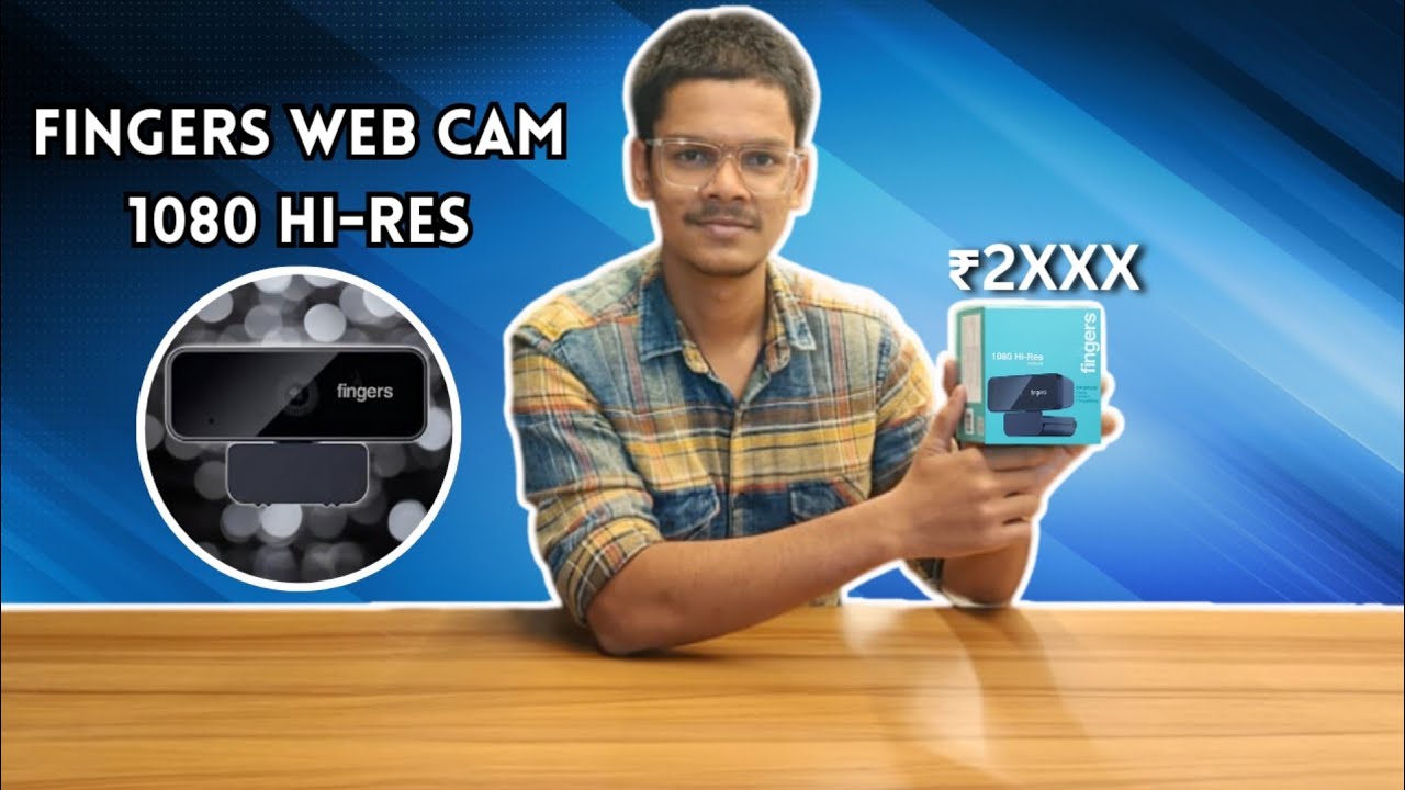 Best Affordable HD Webcam? FINGERS 1080p Unboxing, Installation ...