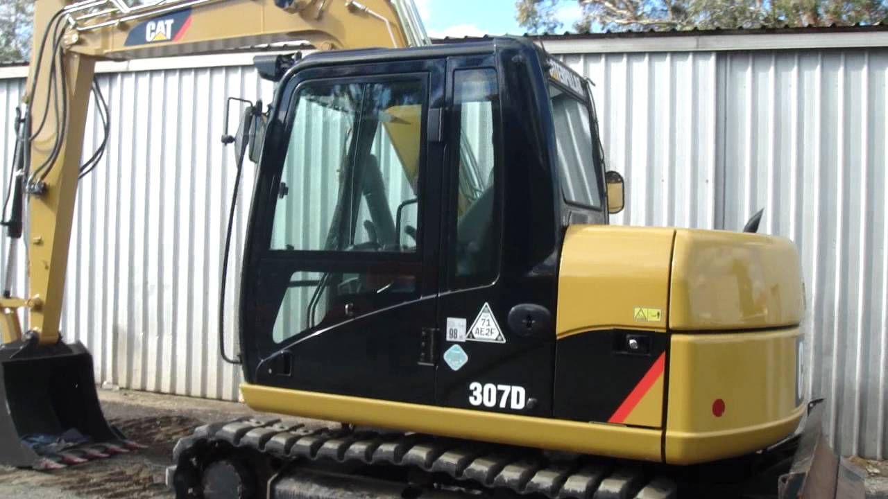 2011 CAT 307D Midi Excavator 2 - YouTube
