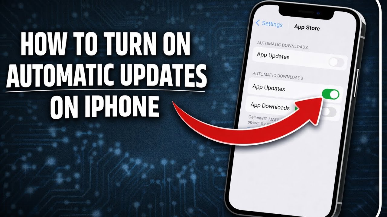 How To Turn On Automatic Updates On iPhone (iOS Settings Guide) - YouTube