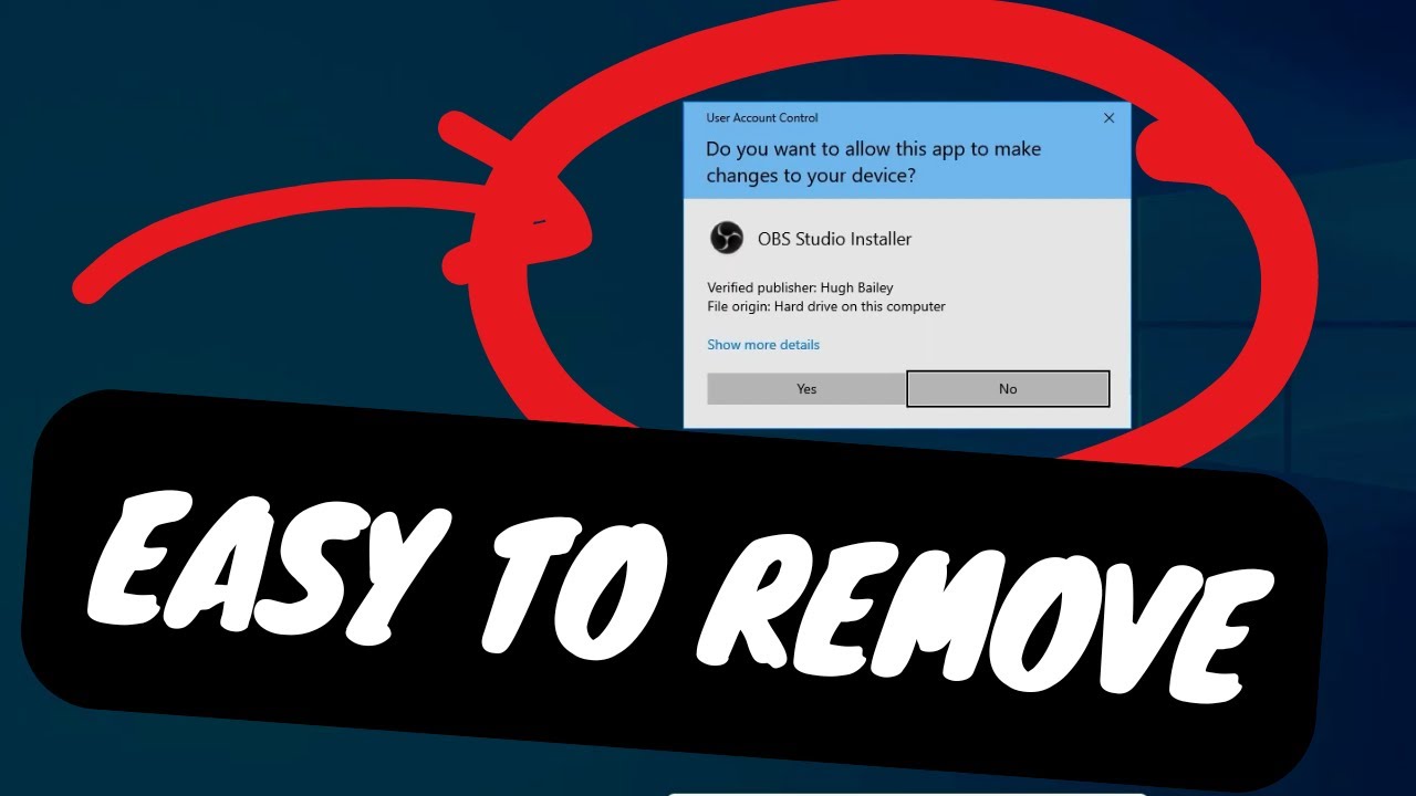 How To Permanently Remove `Do you want to allow this app to make ...