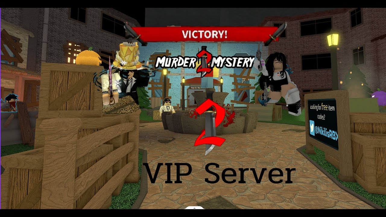 Murder Mystery 2 MM2 เล่นกับเพื่อนใน VIP Server!!! - YouTube