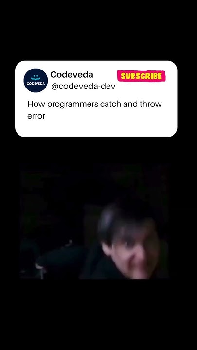Programmers dealing with unexpected errors - YouTube