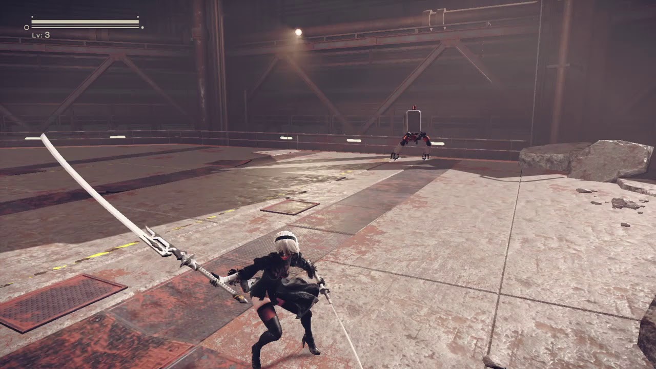 NieR:Automata 2B Skills test - YouTube
