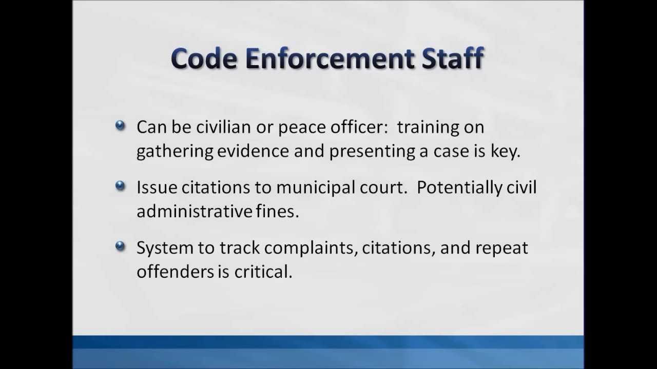 Tools for Code Enforcement Webinar - YouTube