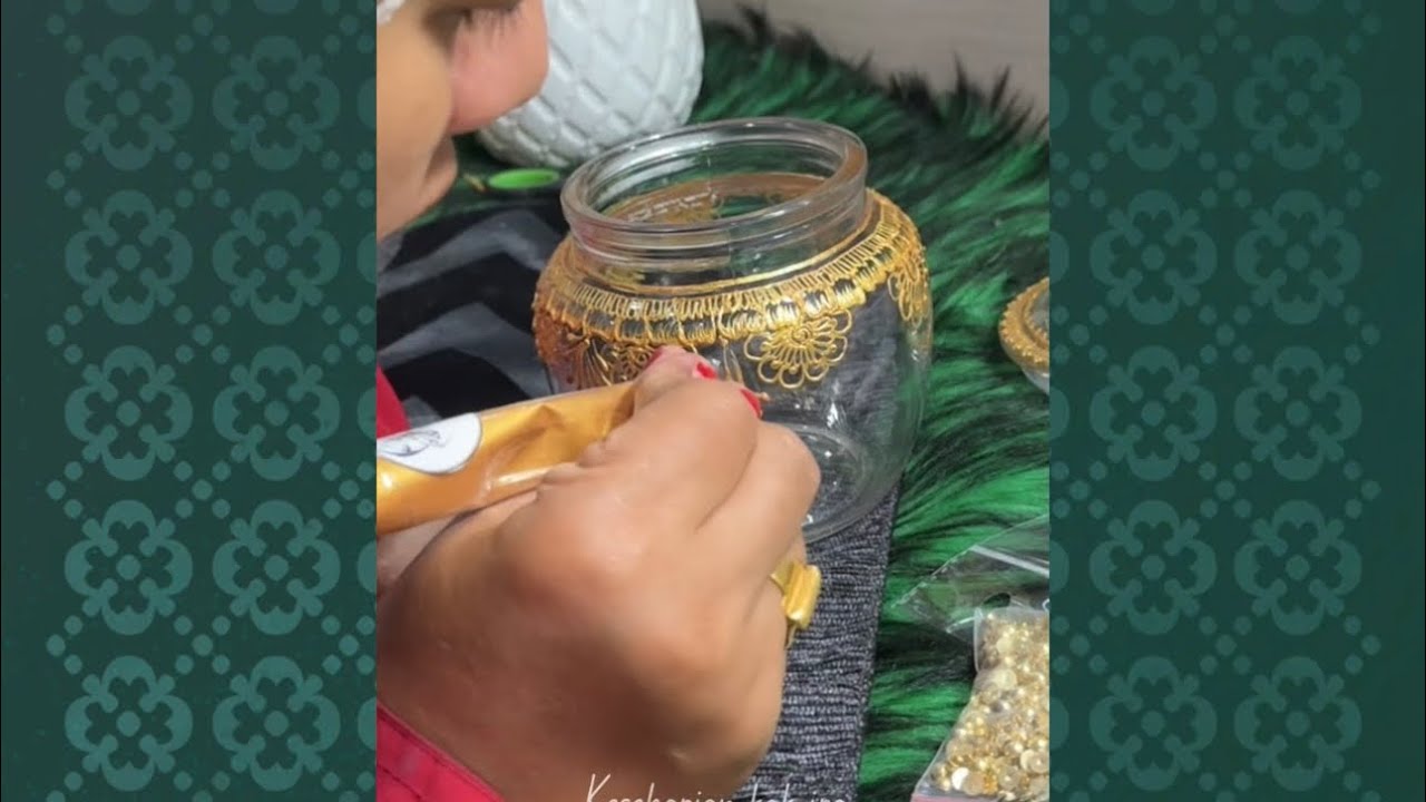 MENGUKIR TOPLES LEBARAN DENGAN BAHAN HENNA #diy #craft #henna - YouTube