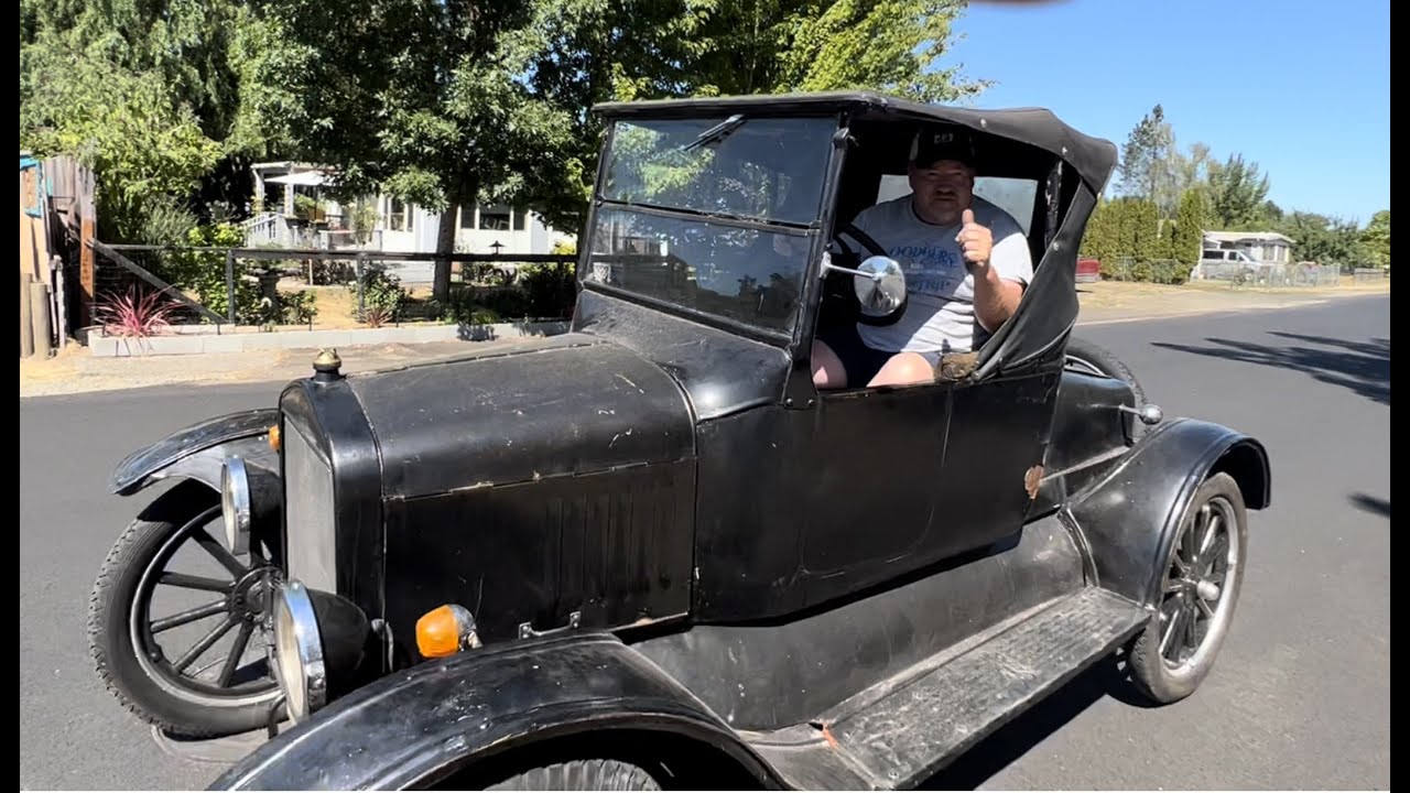How to Change a Flat Tire on a Model T Ford and Driving Instructions ...
