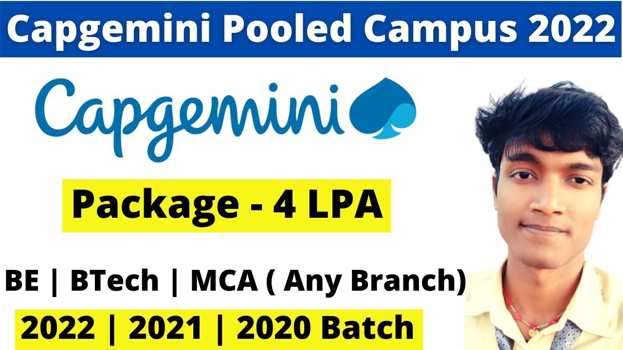 Capgemini Pooled Off Campus Drive 2022 | Capgemini Recruitment 2022 ...