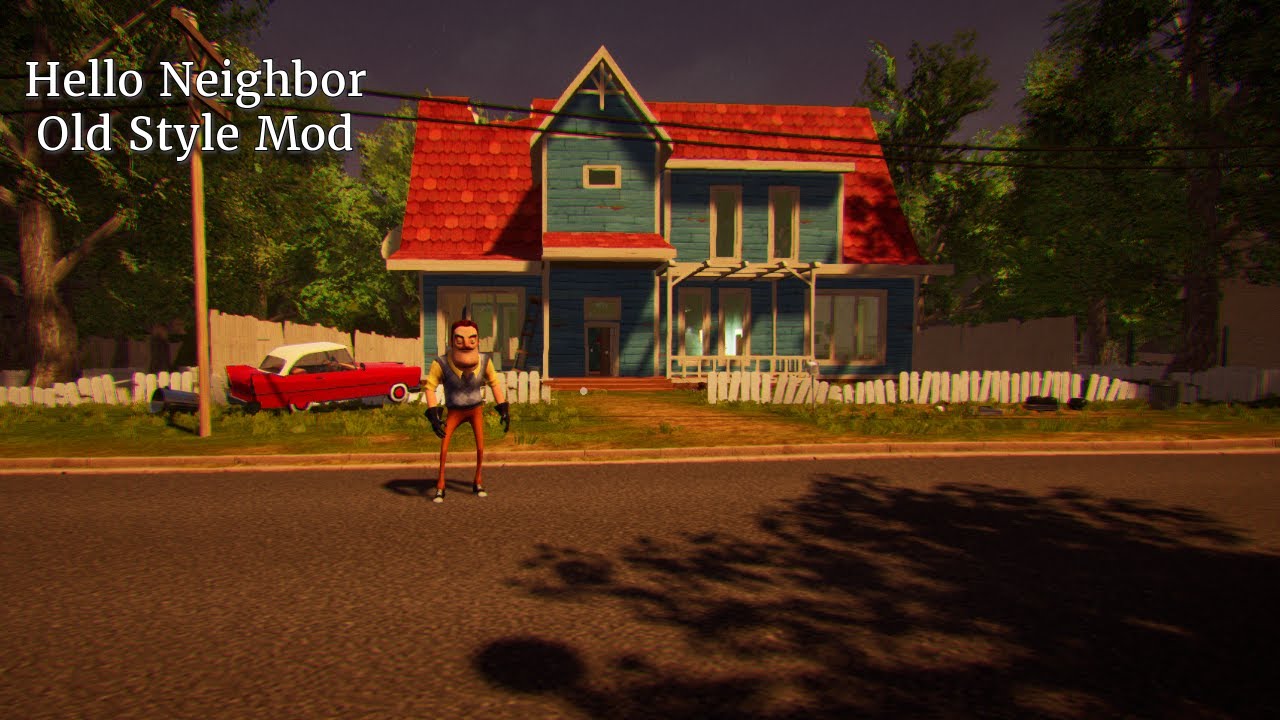 Hello Neighbor Old Style Mod - YouTube