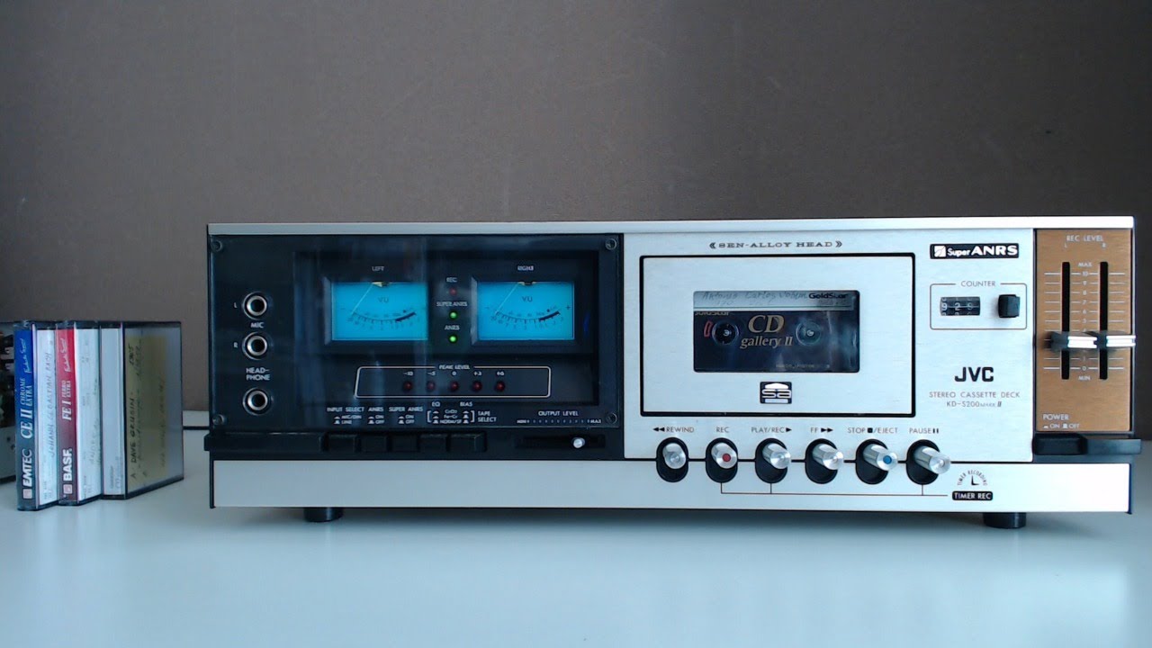 Stream test - camera, stereo sound - test - JVC Cassette Deck KD-S200 ...