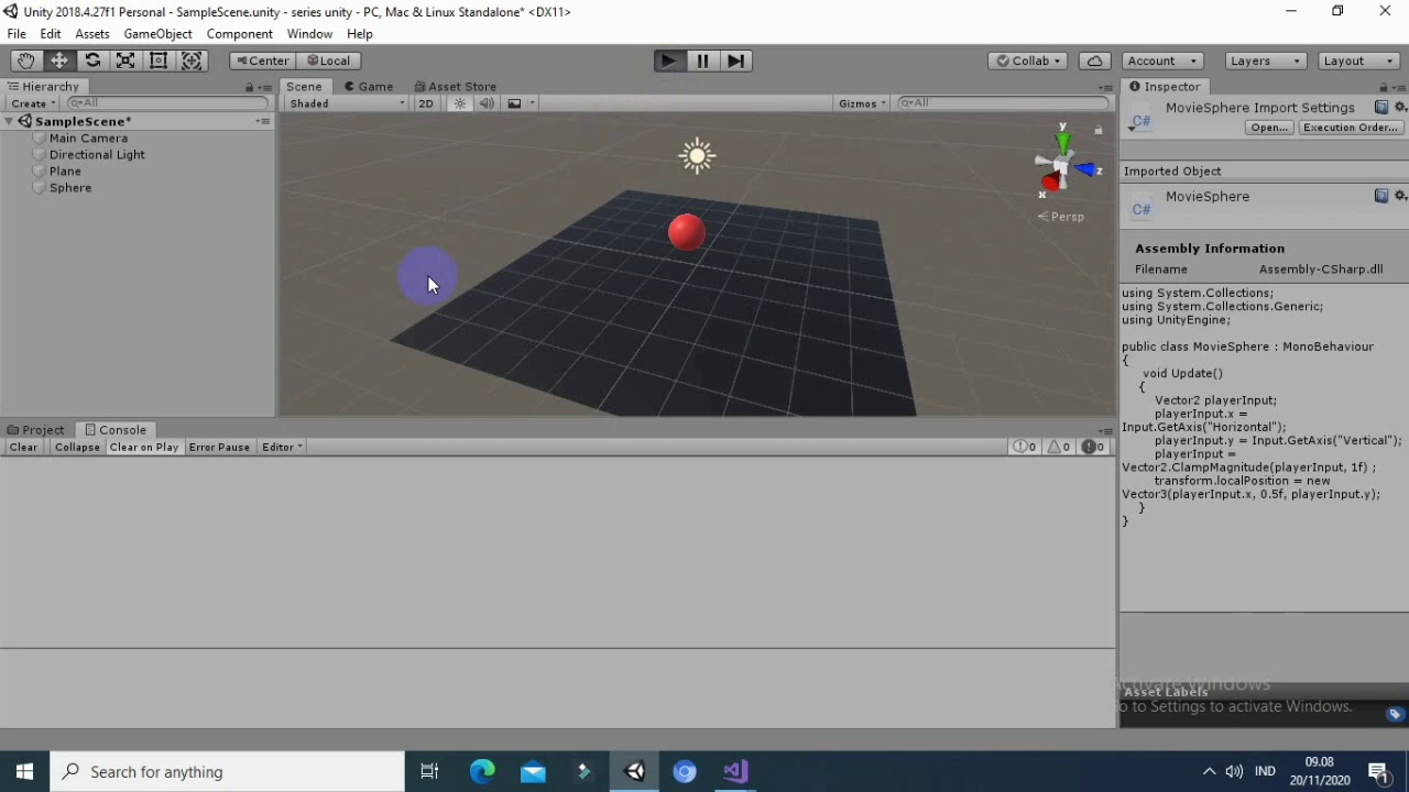 Tutorial membuat Unity Movement - YouTube