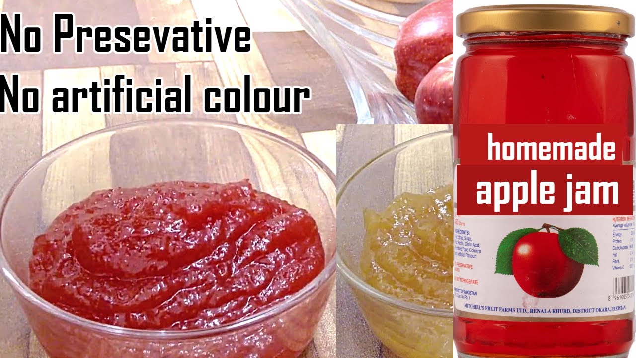 Healthy Apple Jam For Breakakfast | How To Make Apple Jam At Home - YouTube