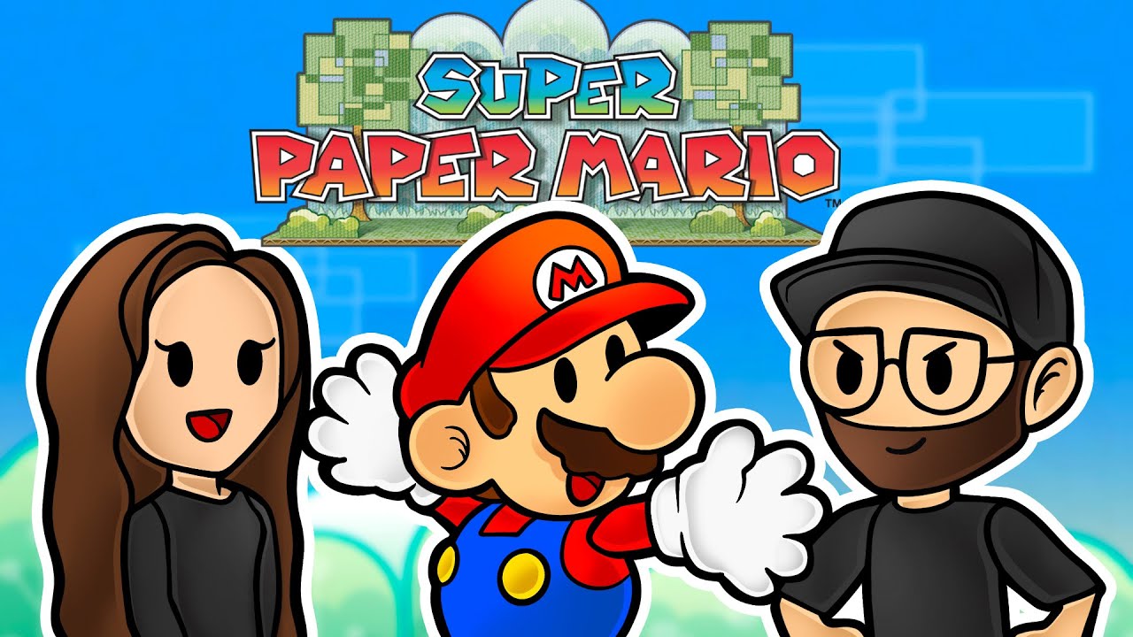 First Time Playing Super Paper Mario! - YouTube