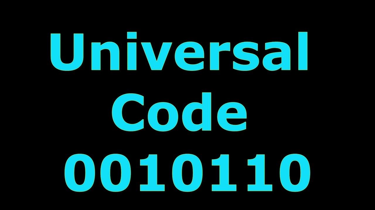 Universal Code 0010110 - YouTube