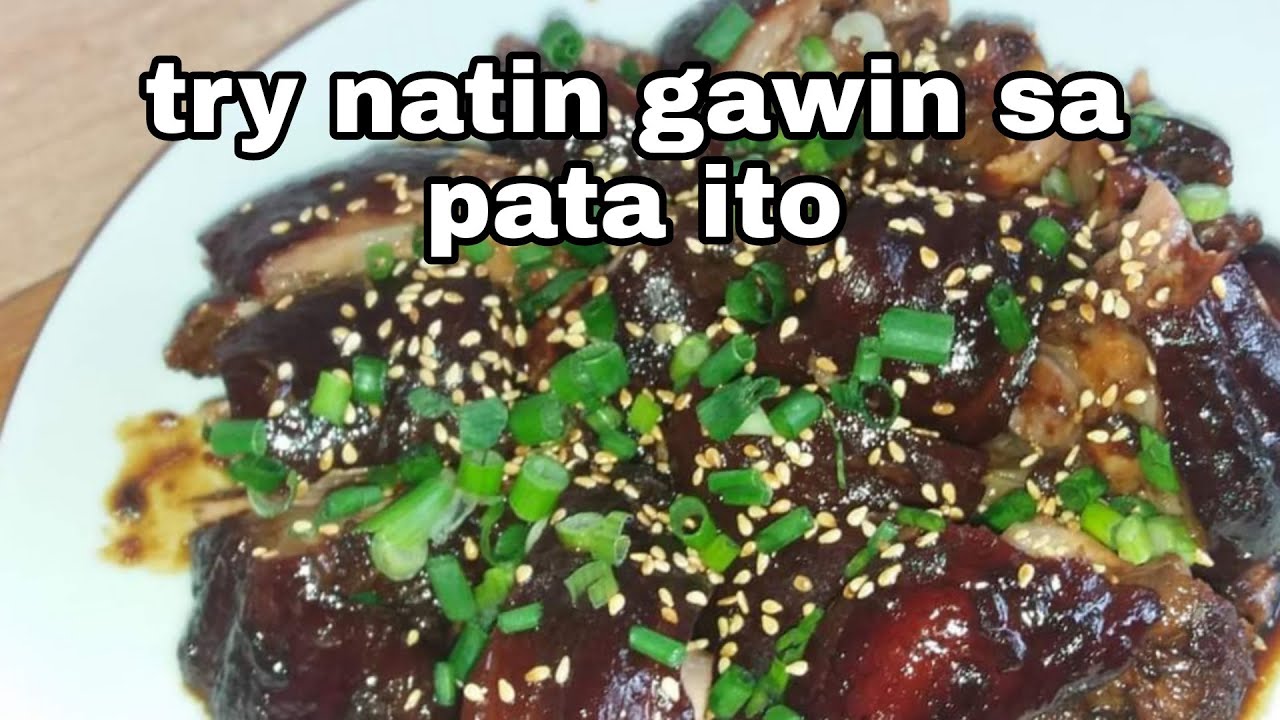 Delicious Pata with Coca Cola and Oyster sauce recipe - YouTube