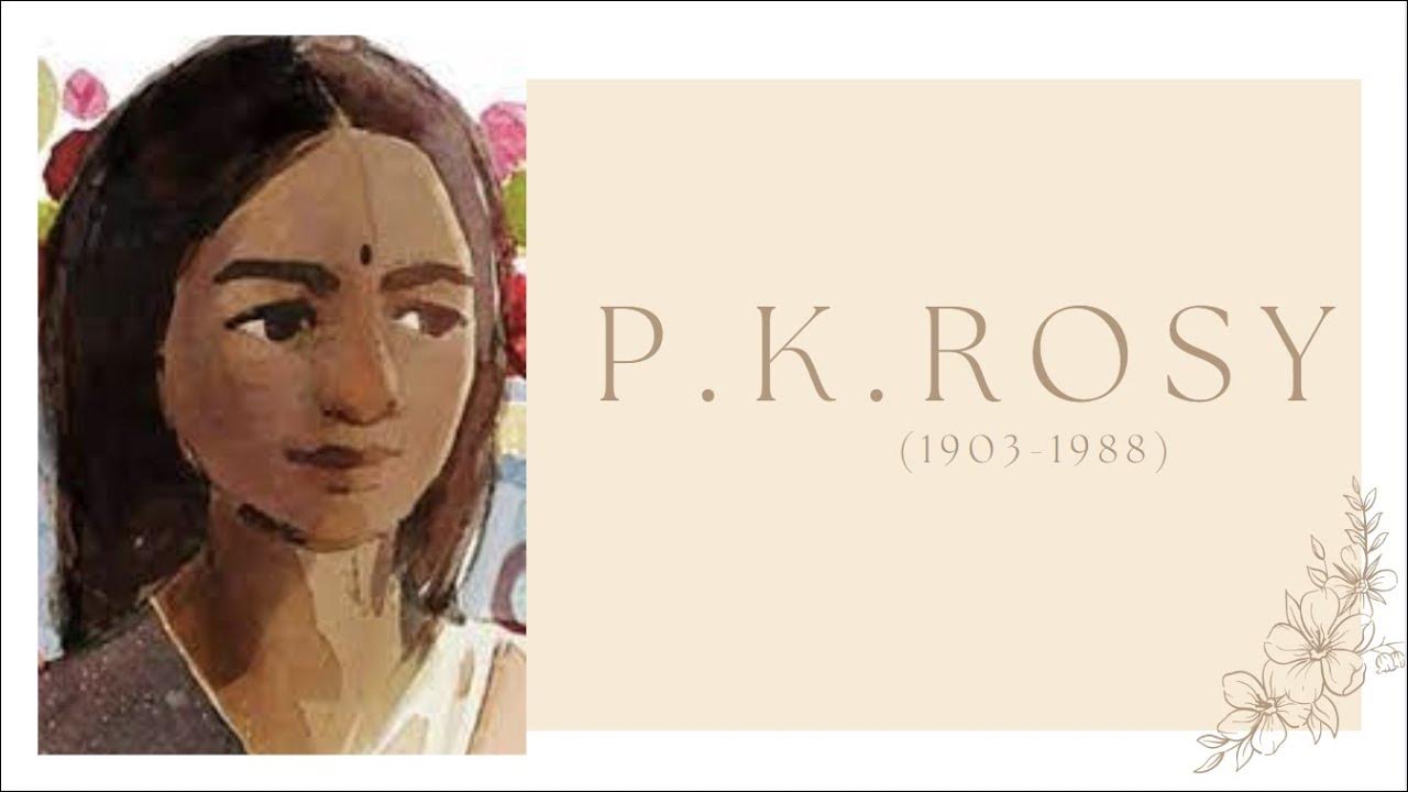 P. K. Rosy- Forgotten actress of Kerala - YouTube