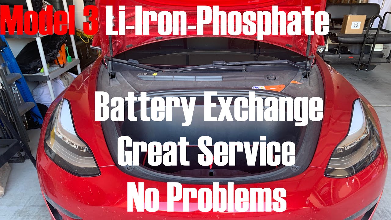 Model 3 Li Iron Battery Exchange 12V - YouTube