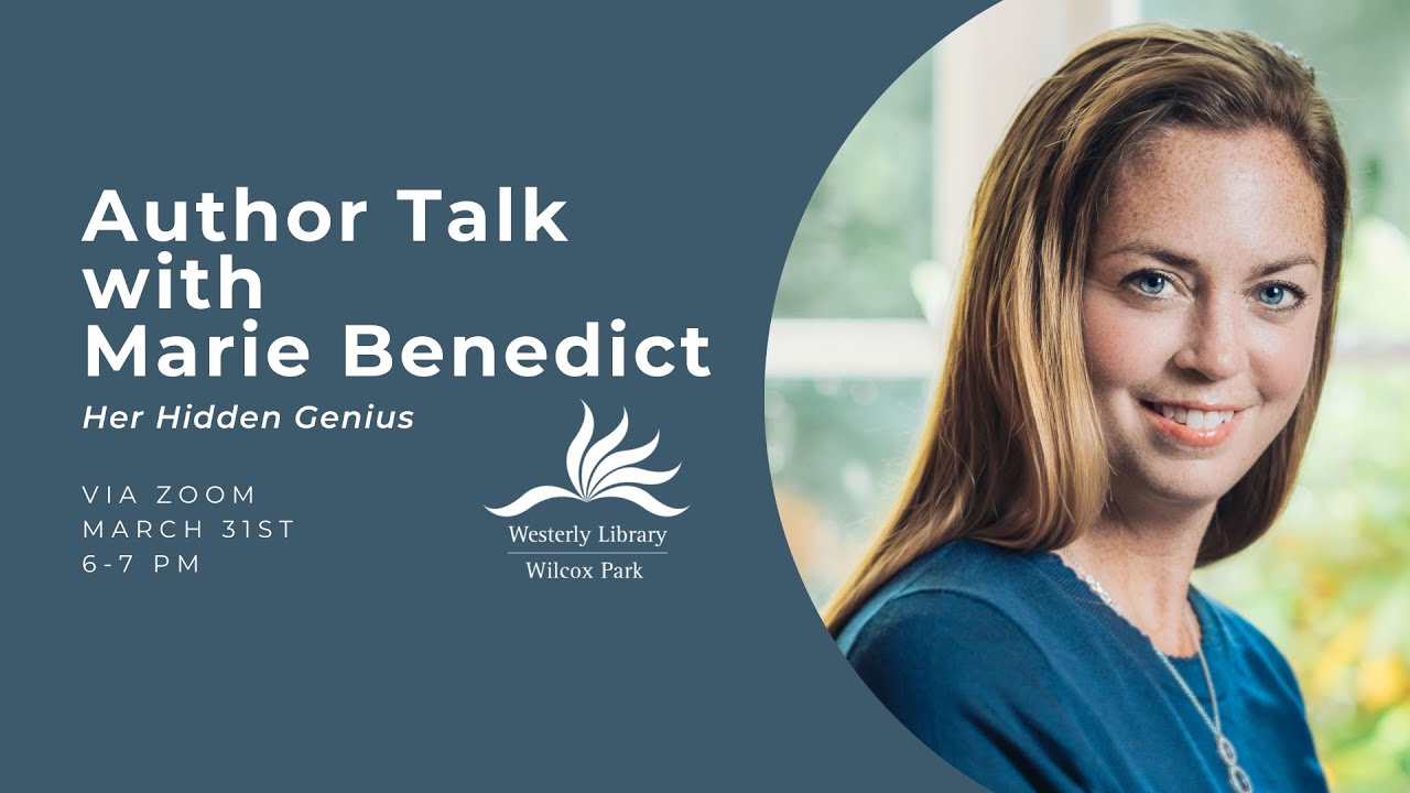 Author Talk with Marie Benedict | Her Hidden Genius - YouTube
