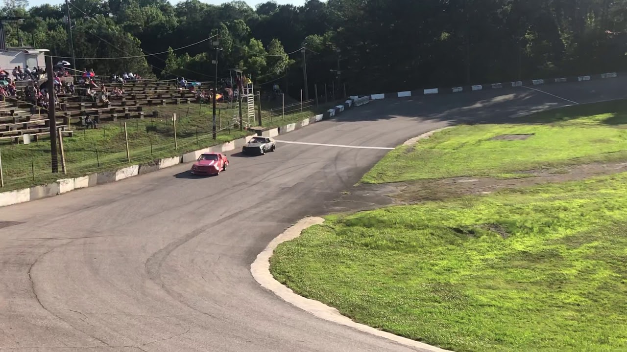 June 14, 2020 Jasper Speedway Pony Feature Race Finish. Winner Skip ...