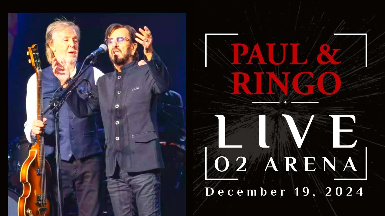 Beatles reunite! Paul & Ringo at O2 Arena last night! - YouTube