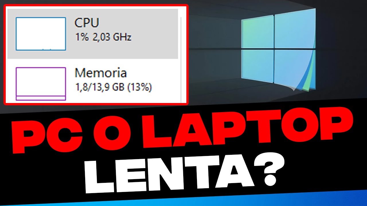 ¿PC o Laptop lenta?: Cómo recuperar su rendimiento en Windows 10 - YouTube