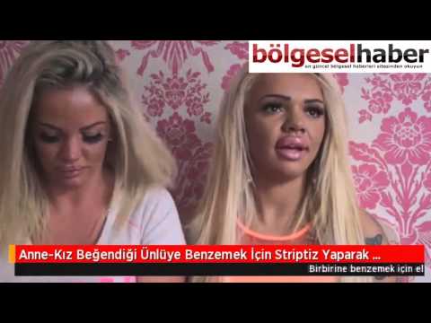 Beğendikleri ünlüye benzemek için striptiz yaptılar