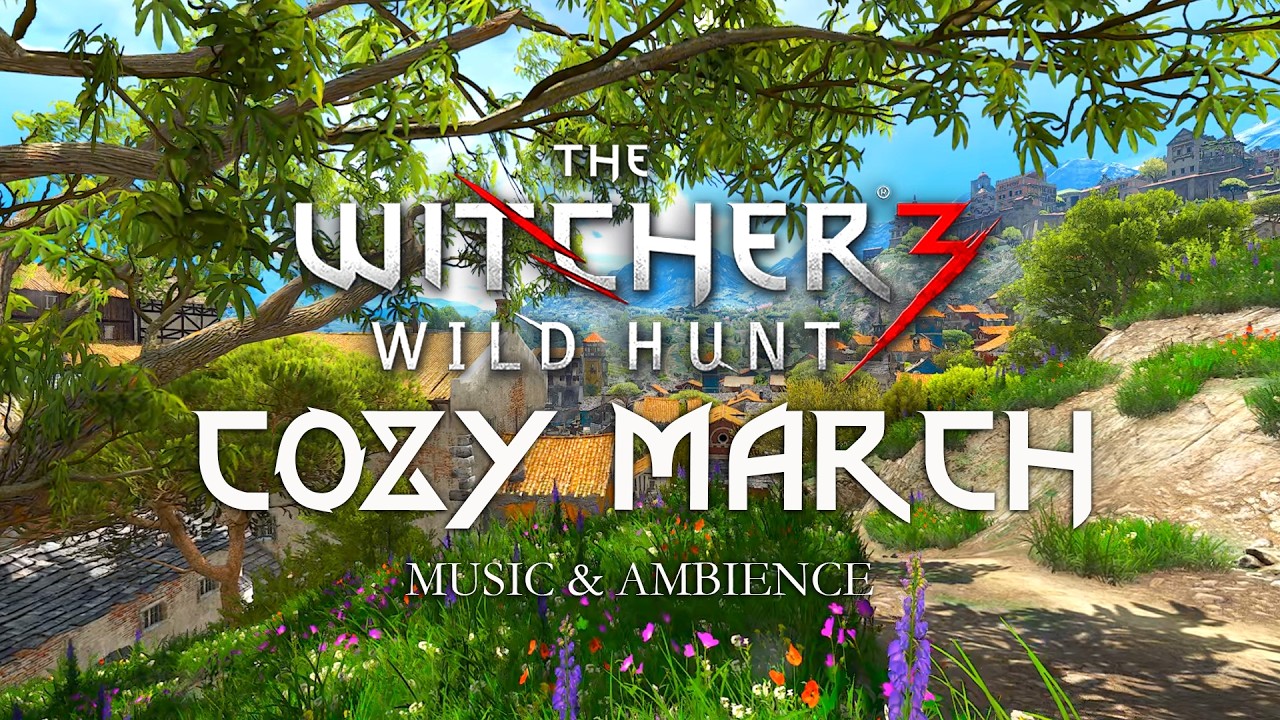 Cozy March in Witcher 3 | Festive & Wintry Ambience | Music and ...
