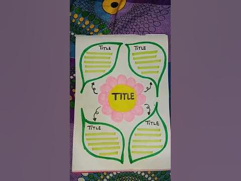 easy and simple front page design for project 😊#youtubeshorts # ...