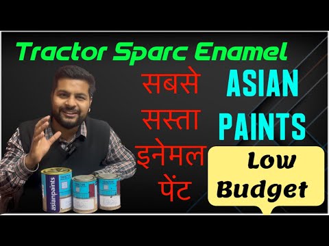 Asian Paints Tractor Sparc Enamel paint | Low Budget #asianpaints - YouTube