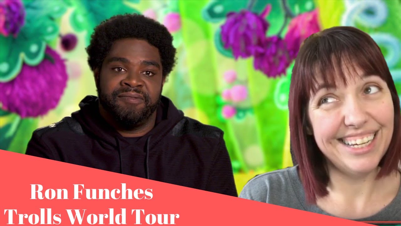 Ron Funches Voice Of "Cooper" Trolls World Tour Interview - YouTube