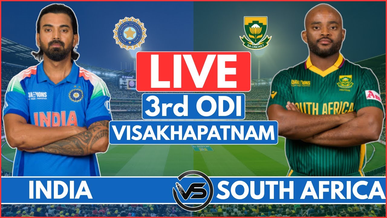 India vs South Africa 3rd ODI Live | IND vs SA 3rd ODI Live Scores ...