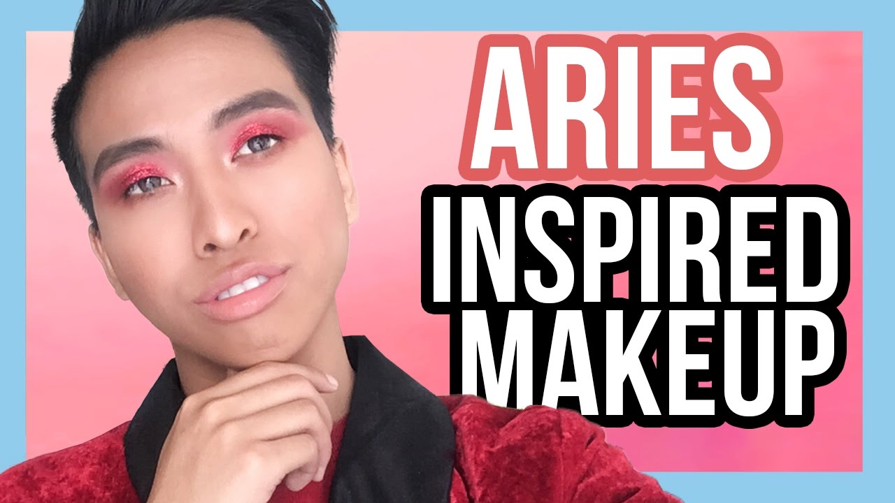 ARIES Zodiac Sign Inspired Makeup Tutorial ♈ - YouTube