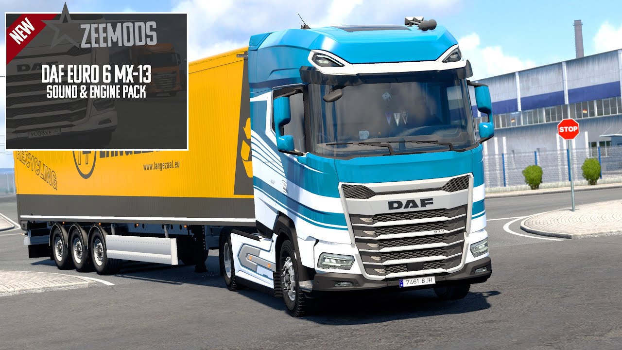 ETS2 | DAF XG+ (Euro 6 MX-13 Sound & Engine Pack by Zeemods) Euro Truck ...
