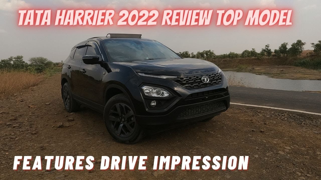 TATA HARRIER 2022 NEW MODEL DARK EDITON REVIEW WALKAROUND DRIVE ...