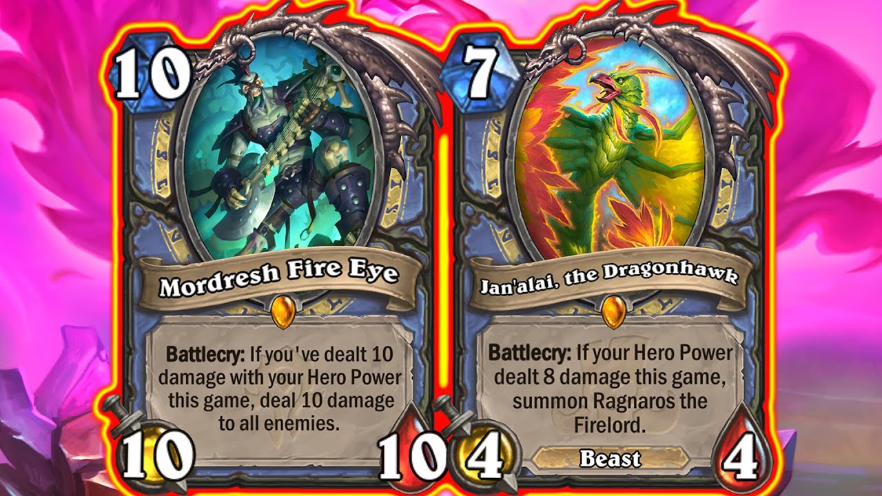 Hero Power Mage Elementals Jan'alai Highlander Mage! Barrens Mini-Set ...